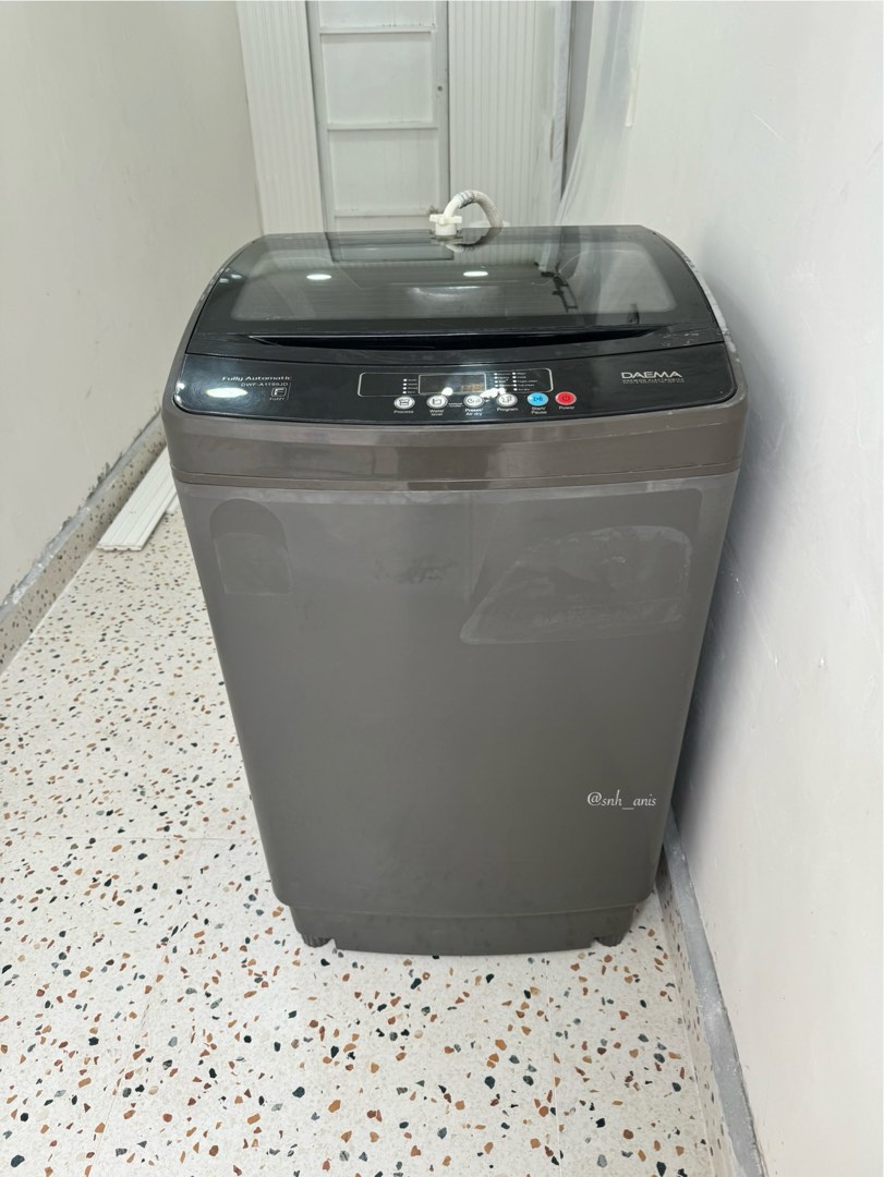 Mesin Basuh Washer Washing Machine DAEWOO 11kg, TV & Home Appliances, Washing Machines and ...