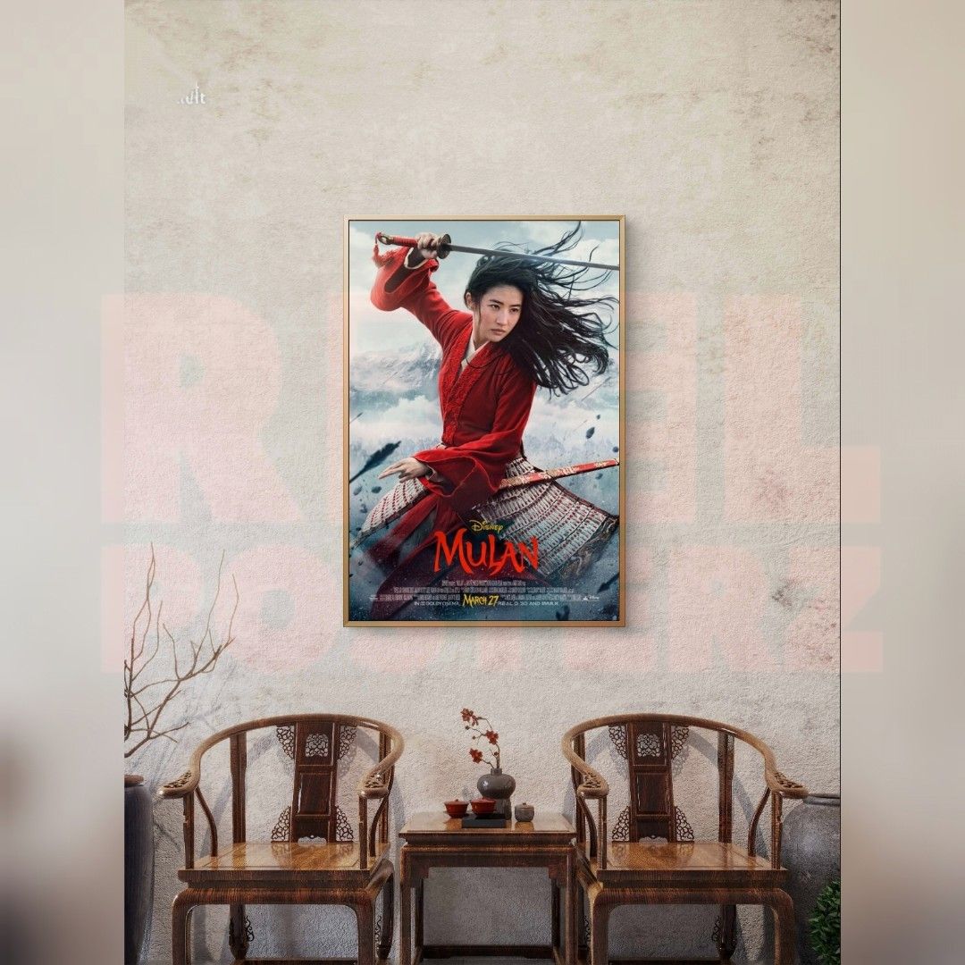 MULAN (2020) Movie Poster 2-Sided Original International 27"x 40 ...