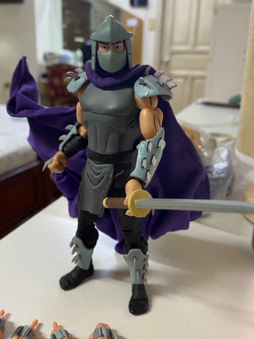 NECA Teenage Mutant Ninja Turtles TMNT The Shredder Oroku Saki w ...