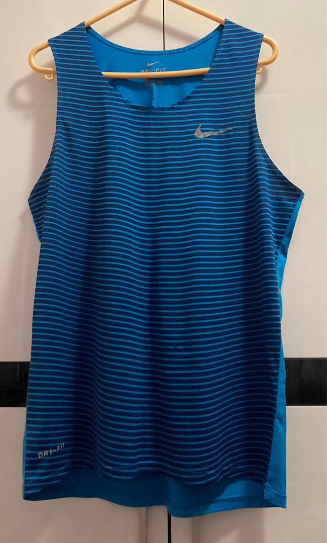 Nike Dri-Fit Racing Tank Vest Singlet Marathon Running Run 馬拉松 背心 跑步 路跑 ...
