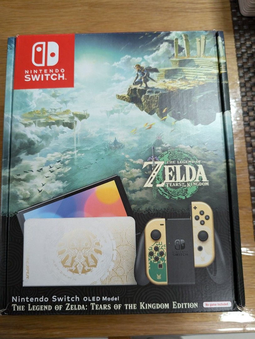 Nintendo Switch OLED legend of Zelda tears of Kingdom mint brought may ...