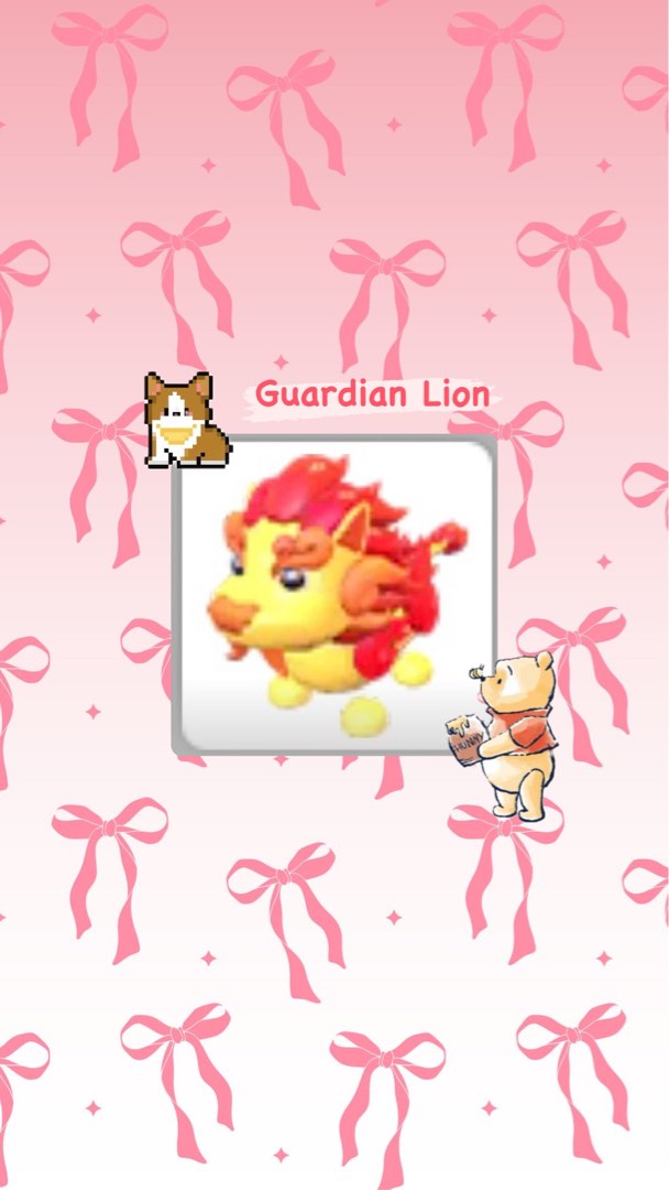 Normal Guardian Lion Adopt Me, Video Gaming, Video Games, Others on ...