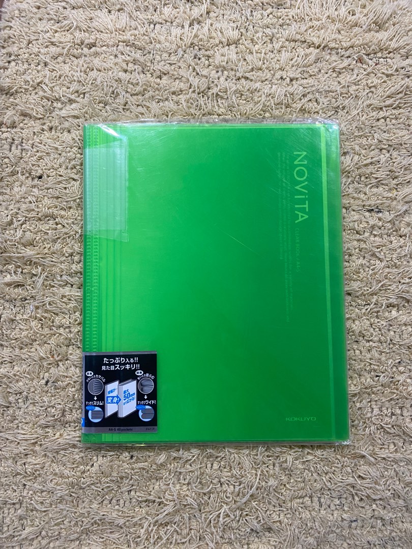 Kokuyo Novita A4 Clear Book Folder , Hobbies & Toys, Stationary & Craft, Stationery & School ...