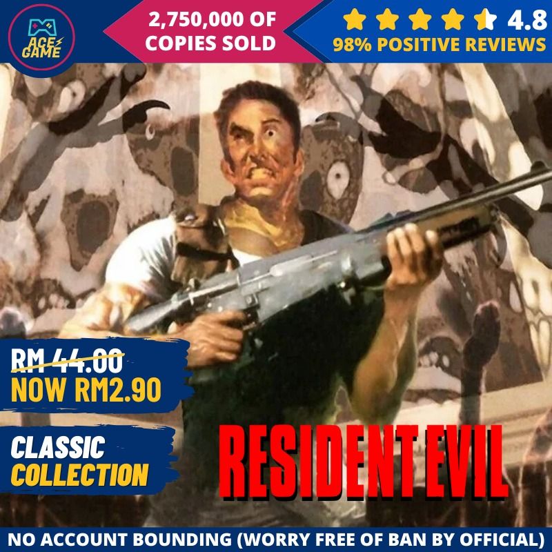 [PC]Resident Evil 1 Classic 1996 - Digital Download Only, Video Gaming ...