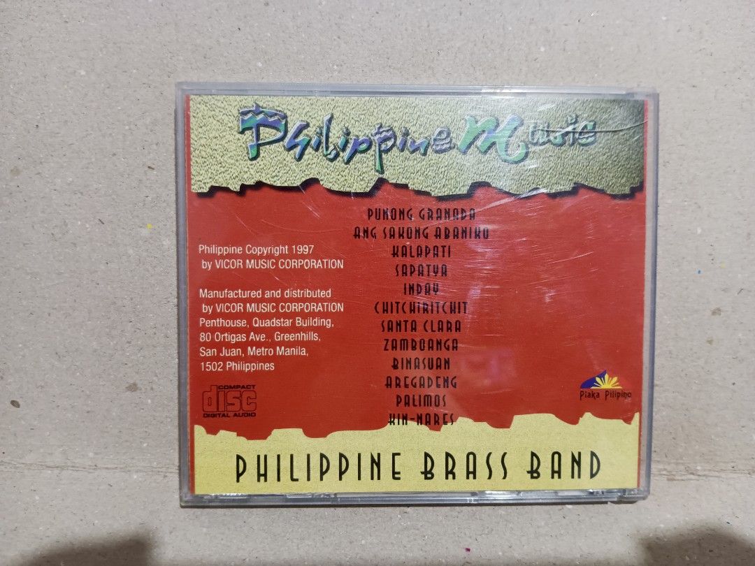 Philippine Brass Band music Cds set of 4 original Free Shipping ...