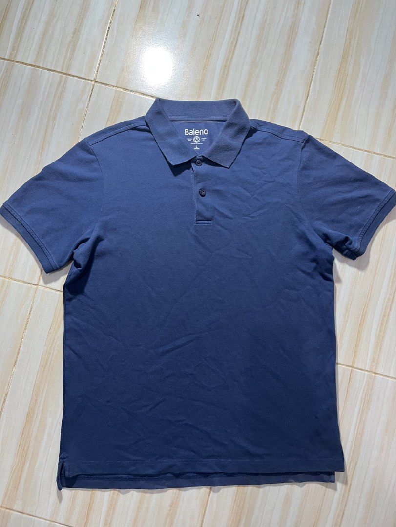Polo shirt Baleno, Fesyen Pria, Pakaian , Atasan di Carousell