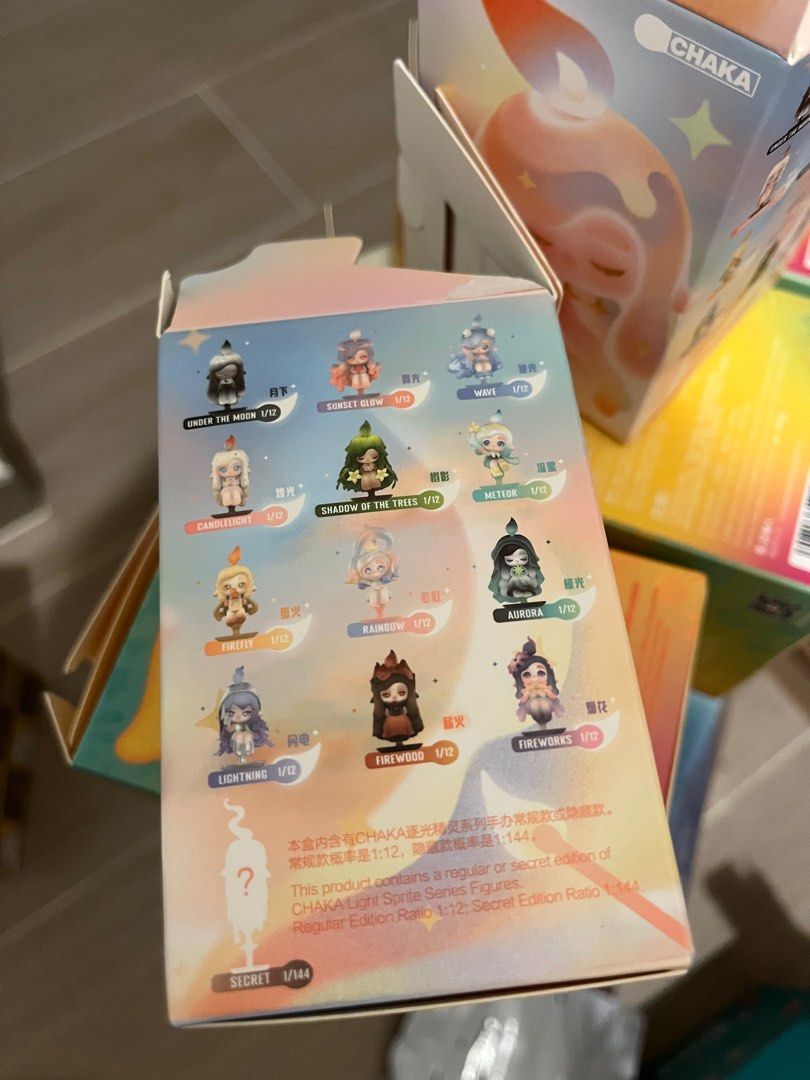 Pop Mart Chaka 逐光精靈盲盒 Chaka Light Sprite Series 薪火 firewood 煙花fireworks ...