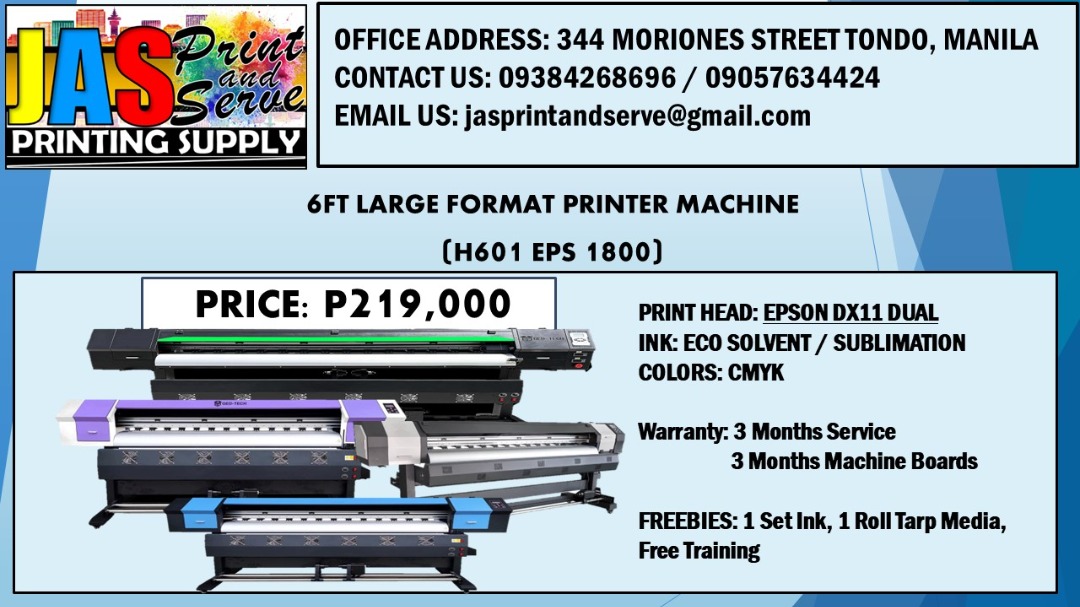 Promo Price Brand New Epson DX11 Dual Large Format Printer Machine; Eco ...
