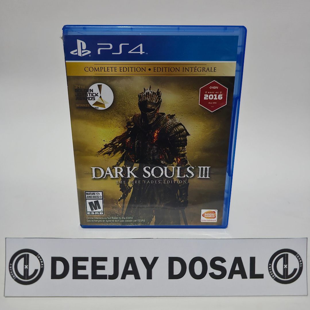 PS4 | Dark Souls III: Complete edition / The Fire Fades edition, Video ...