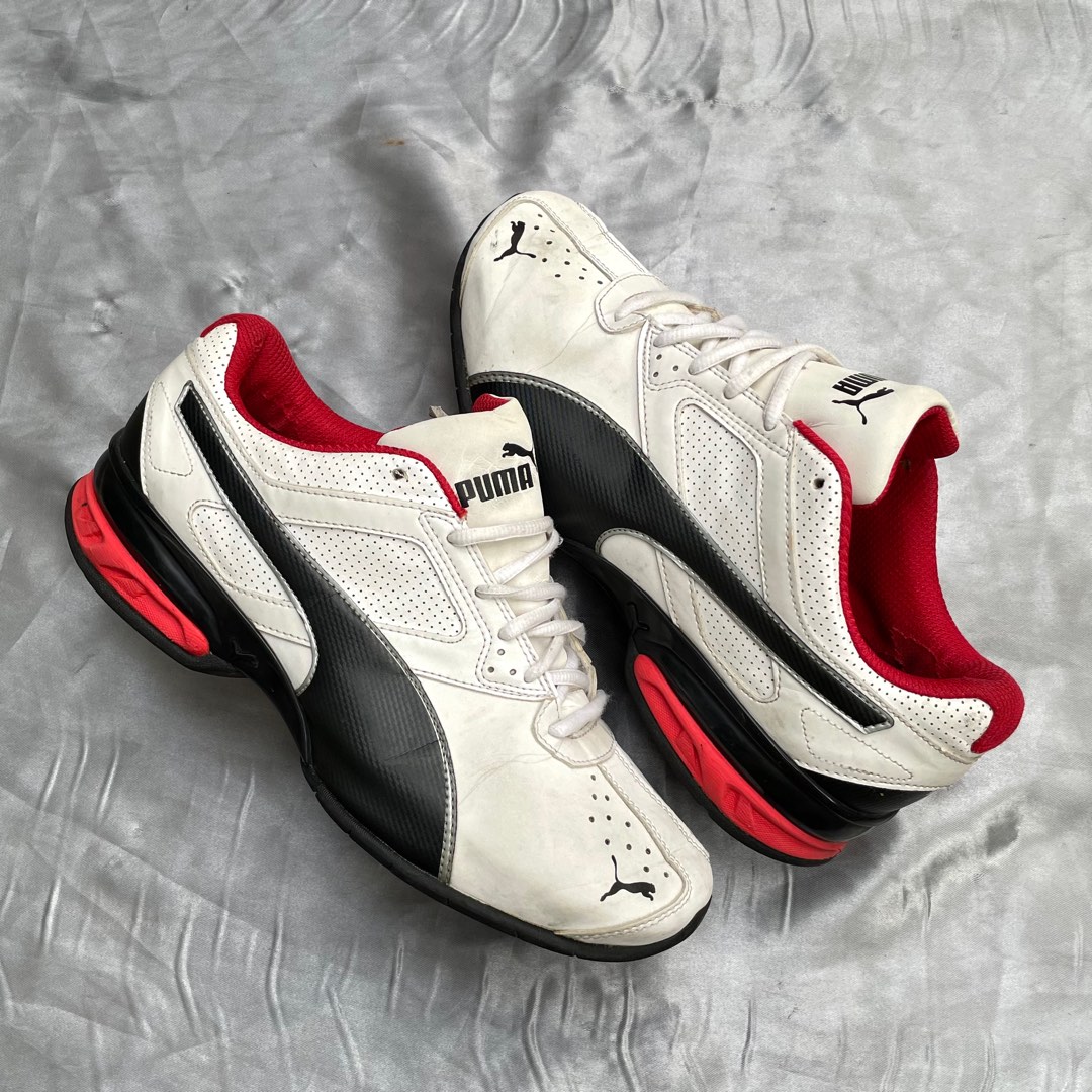 Puma Tazon 6 FM Wide White Black, Men's Fashion, Footwear, Sneakers on ...