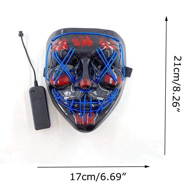 Purge Led Mask Halloween Carnival Christmas Masquerade Party Night Club ...