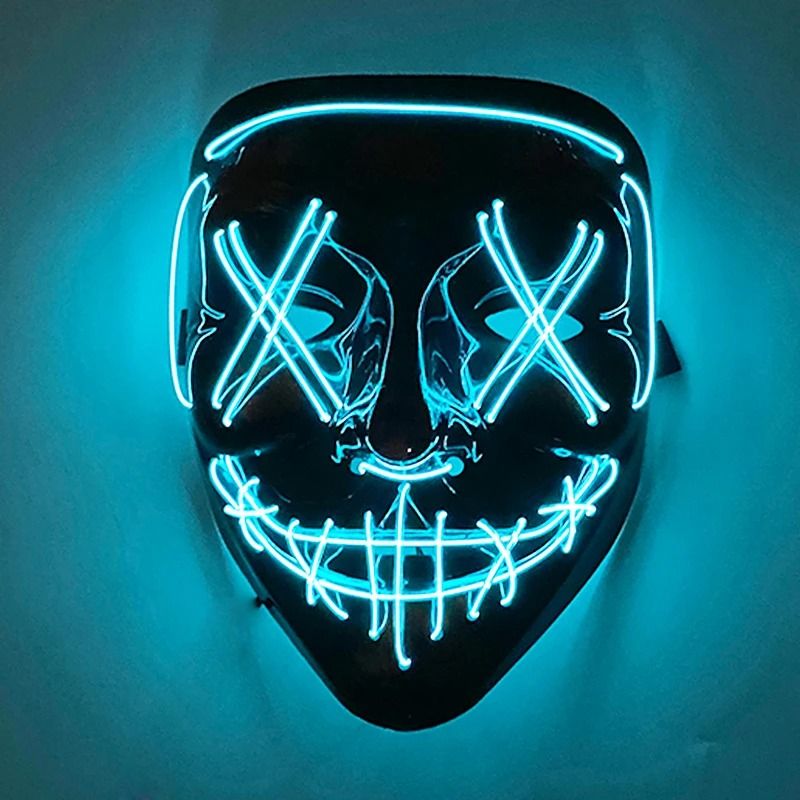 Purge Led Mask Halloween Carnival Christmas Masquerade Party Night Club ...