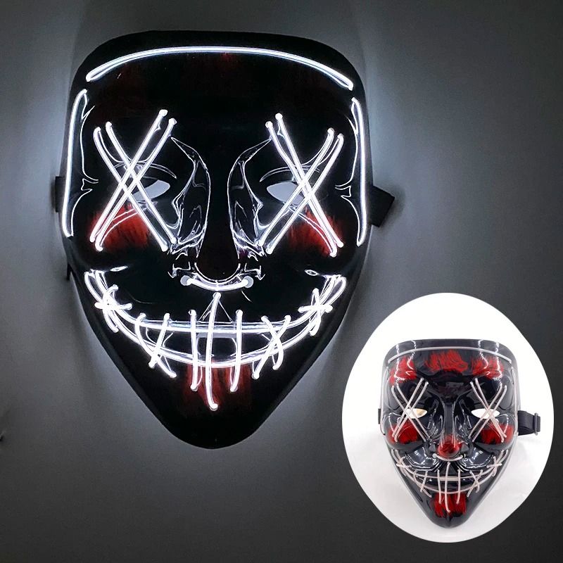 Purge Led Mask Halloween Carnival Christmas Masquerade Party Night Club ...
