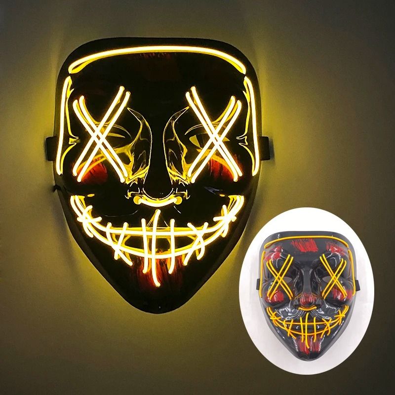 Purge Led Mask Halloween Carnival Christmas Masquerade Party Night Club ...