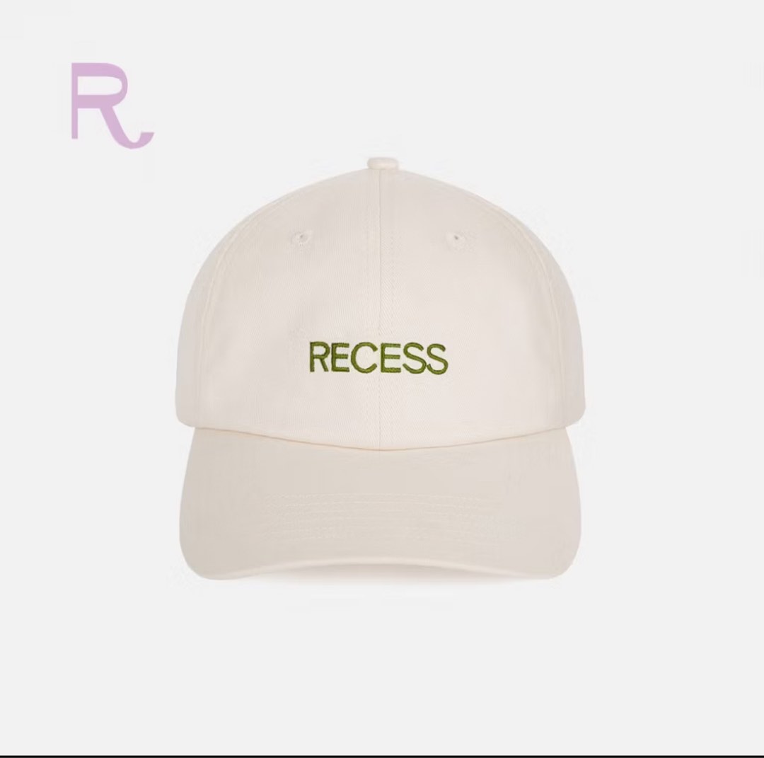 Recess Logo Cap in Cream, Women's Fashion, Watches & Accessories, Hats ...
