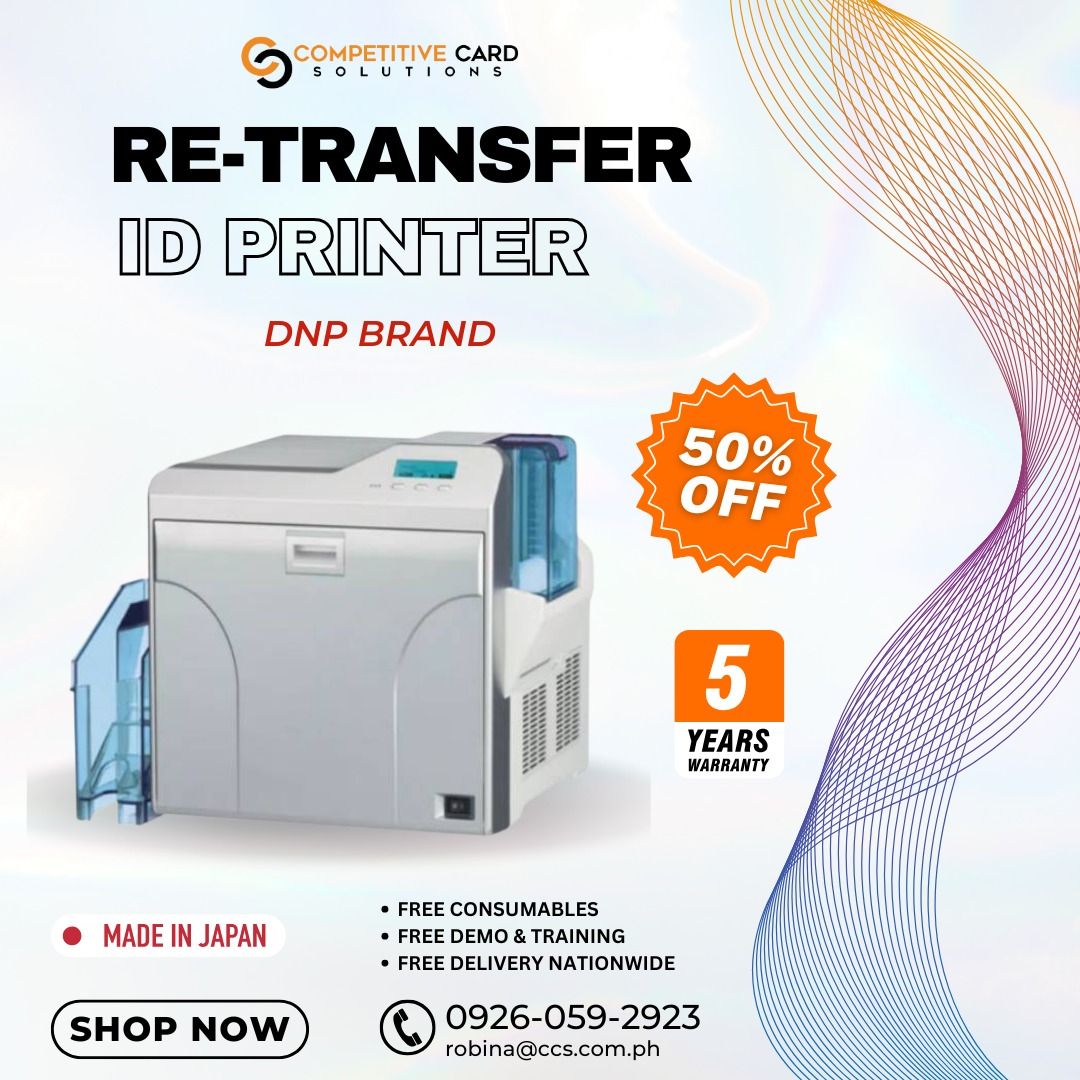 RETRANSFER ID CARD PRINTER, Computers & Tech, Printers, Scanners ...