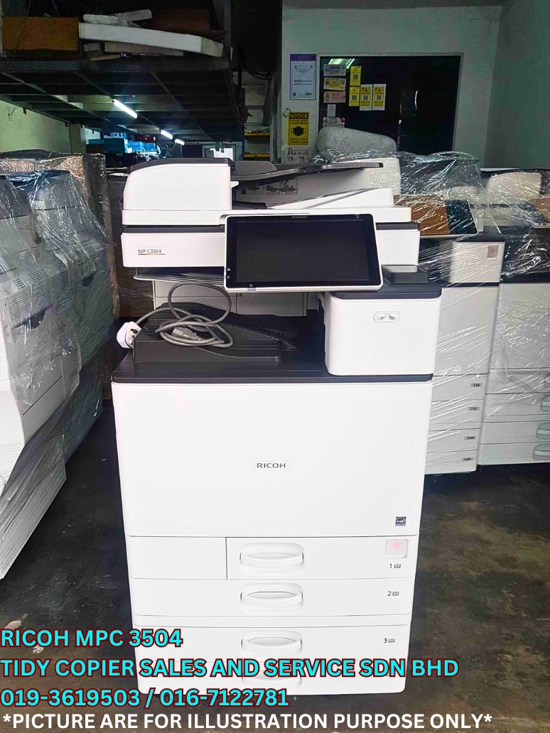 Ricoh MP C3504 Wireless Office Printer, Computers & Tech, Printers ...