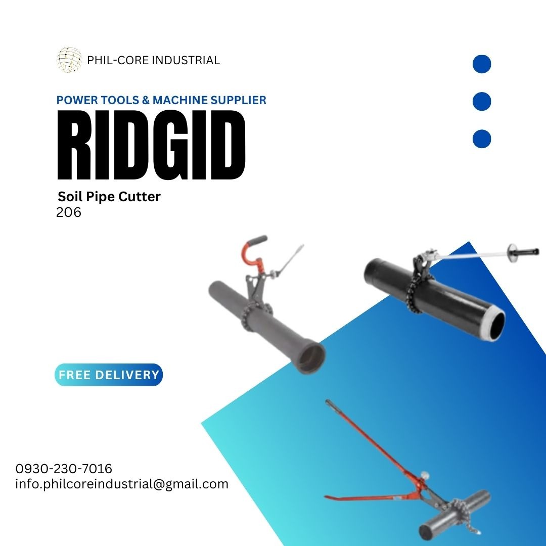 Ridgid 206 Soil Pipe Cutter, Commercial & Industrial, Construction ...