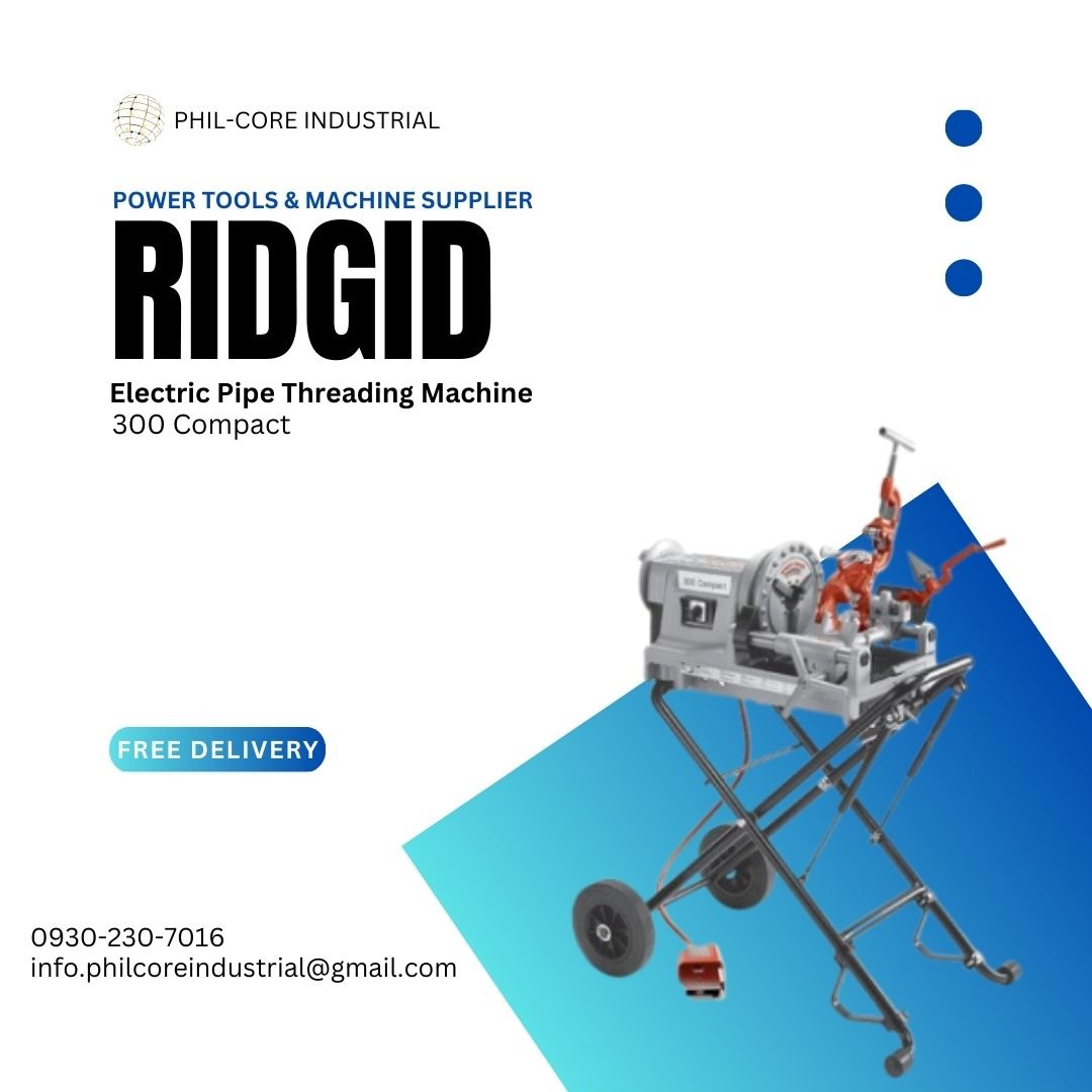 Ridgid 300 Compact Electric Pipe Threading Machine, Commercial ...