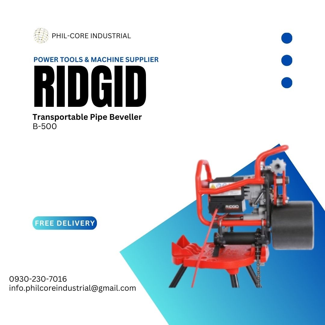 Ridgid B-500 Transportable Pipe Beveller, Commercial & Industrial ...