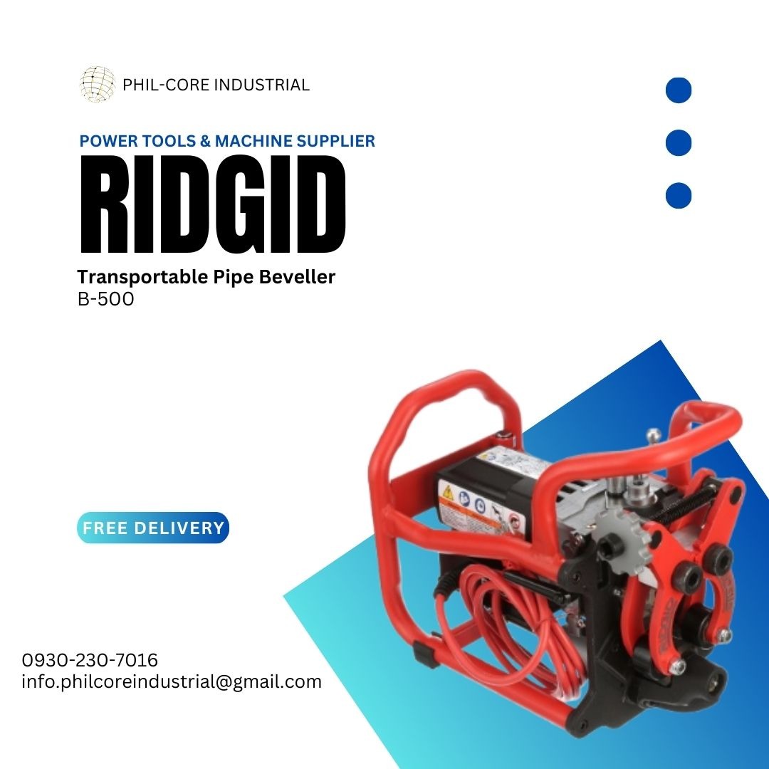 Ridgid B-500 Transportable Pipe Beveller, Commercial & Industrial ...