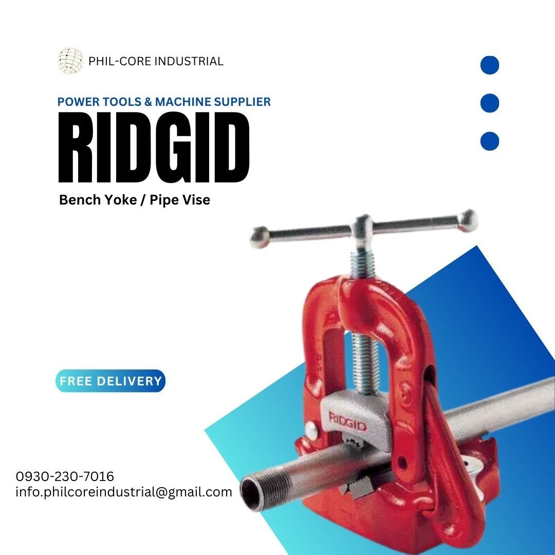 Ridgid Bench Yoke / Pipe Vise, Commercial & Industrial, Construction ...