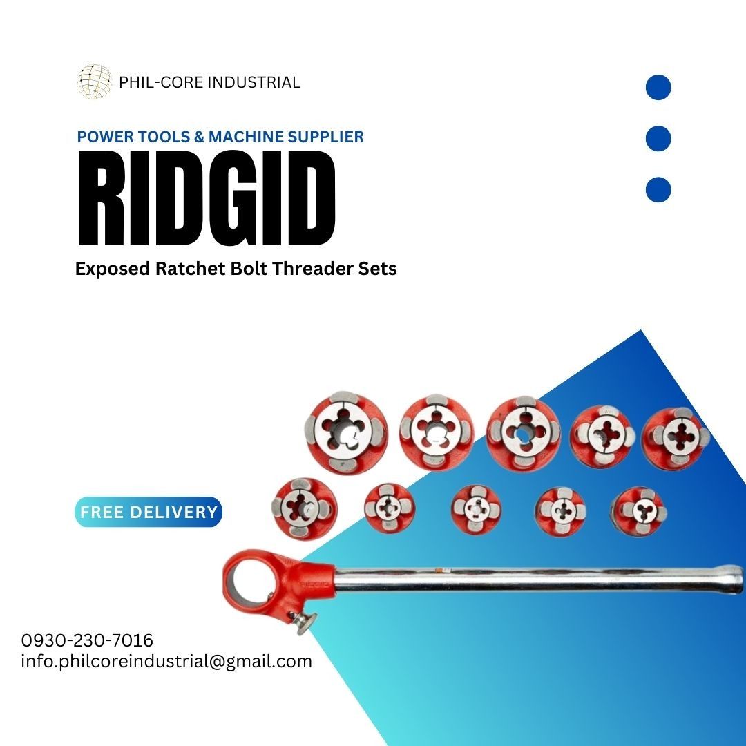 Ridgid Exposed Ratchet Bolt Threader Sets, Commercial & Industrial ...