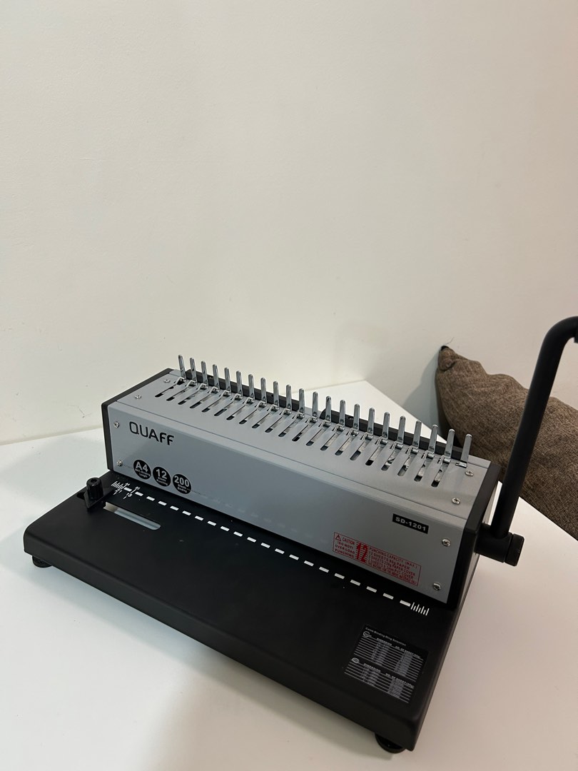 Ring / Comb Binding Machine A4 Size QUAFF Brand High Quality, Hobbies ...