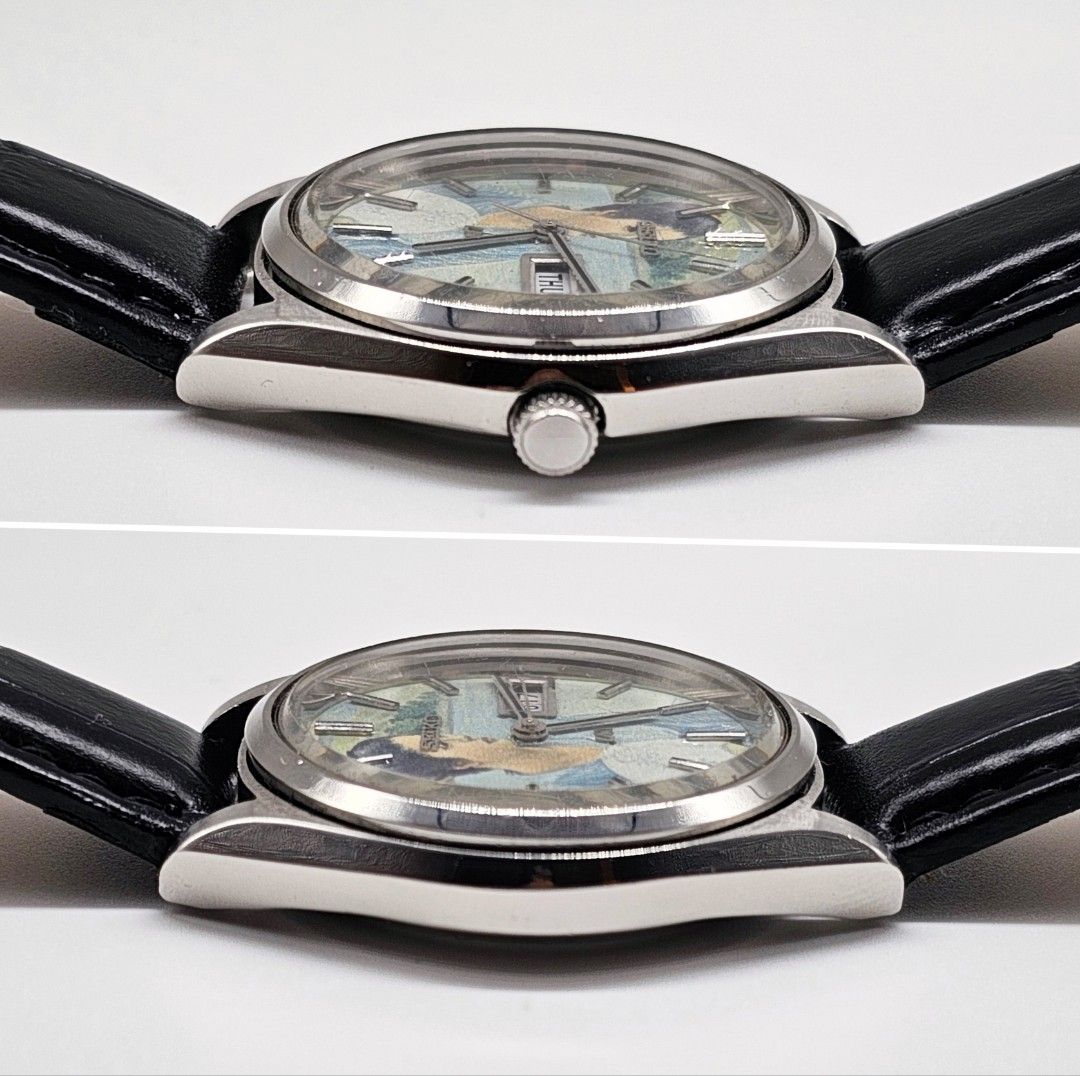 Seiko Lord Matic Ukiyo-E Dial 'Lakeside' Kuroda Seiki 23 Jewels 5606 ...