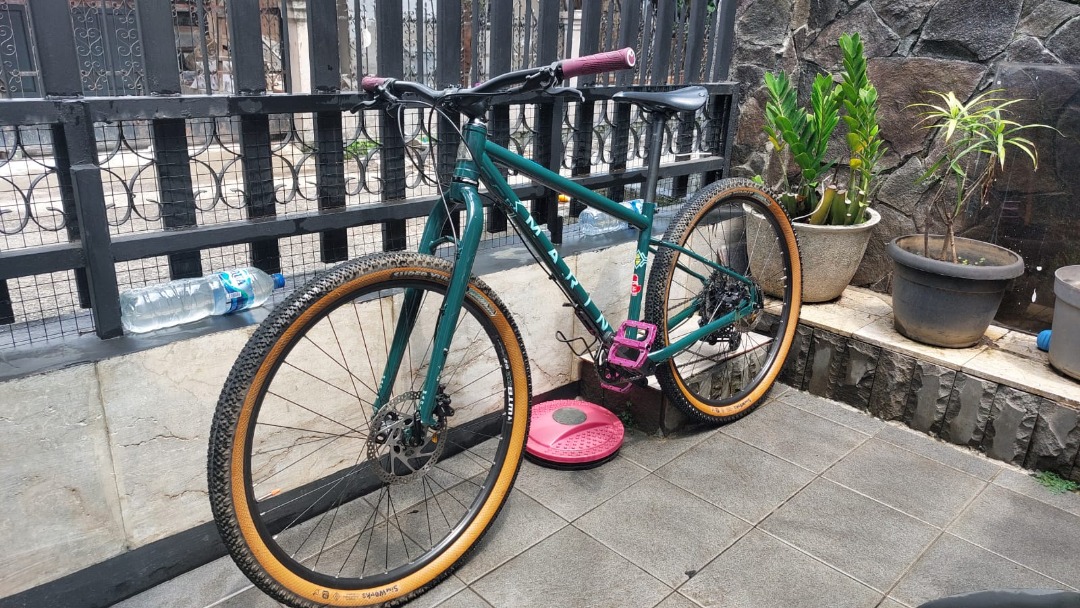 Sepeda MTB gravel Marin pine mountain Total upgrade, Olah Raga, Sepeda ...