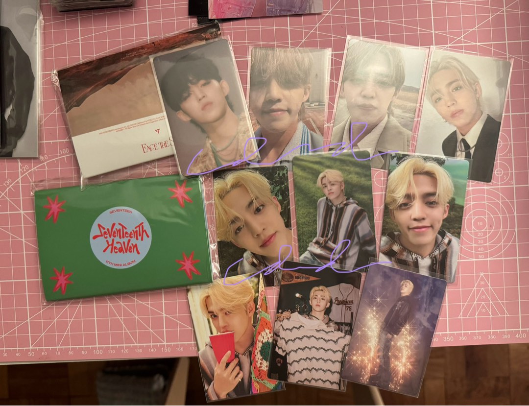 [SET] Seventeen Scoups Photocards - Face the Sun and Seventeenth Heaven ...
