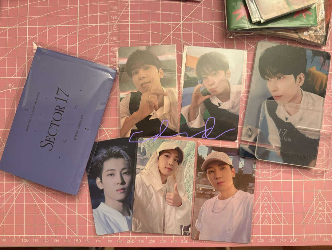 [SET/TINGI] Seventeen Wonwoo Photocards - Sector17 Weverse Album + 17IRH Yes24 PVC + GV Event PC ...