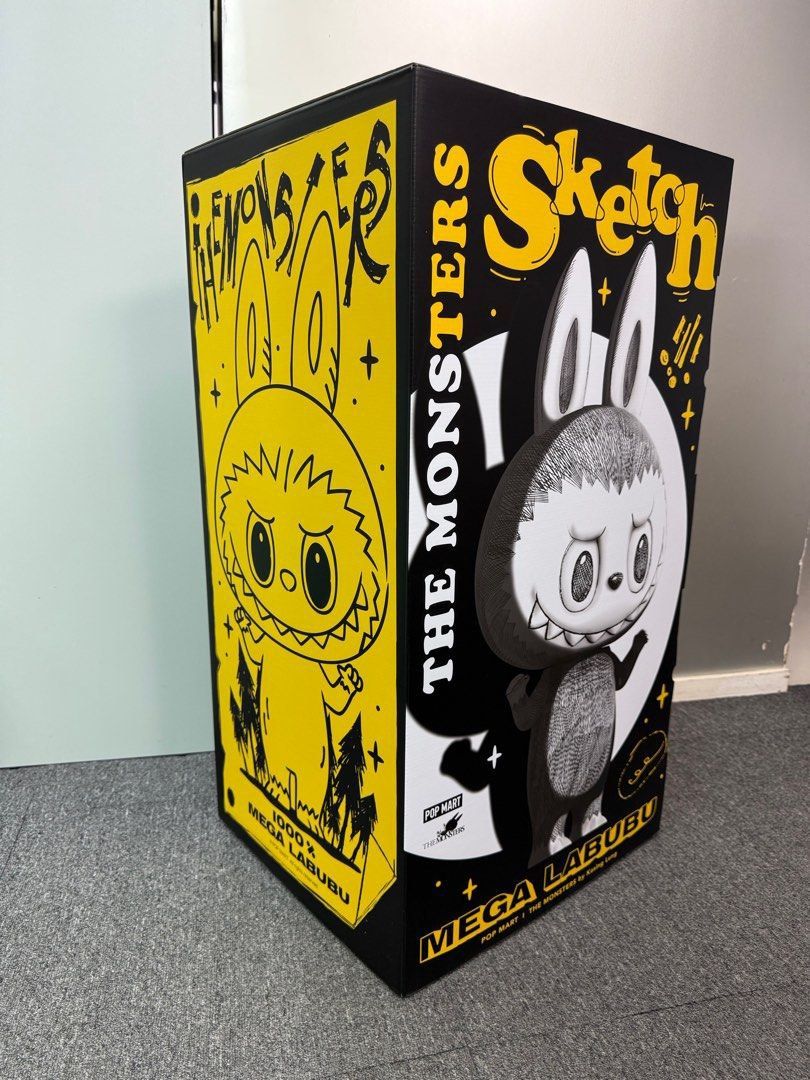 [SG Ready ] Authentic Mega Labubu Tec 1000% "The Monster's" Popmart ...
