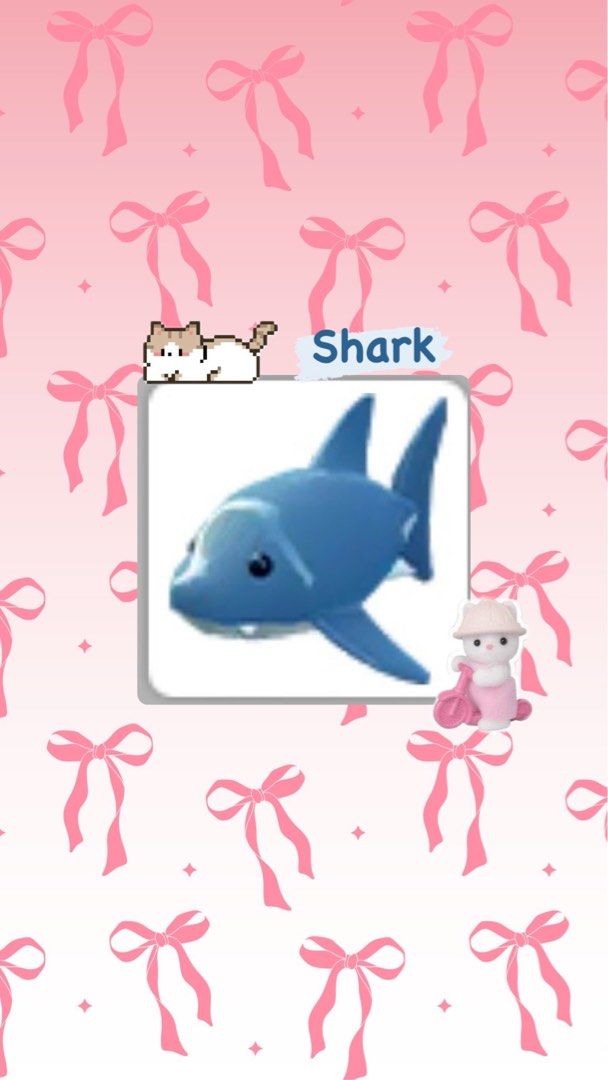 Shark Adopt Me, Video Gaming, Video Games, Others on Carousell