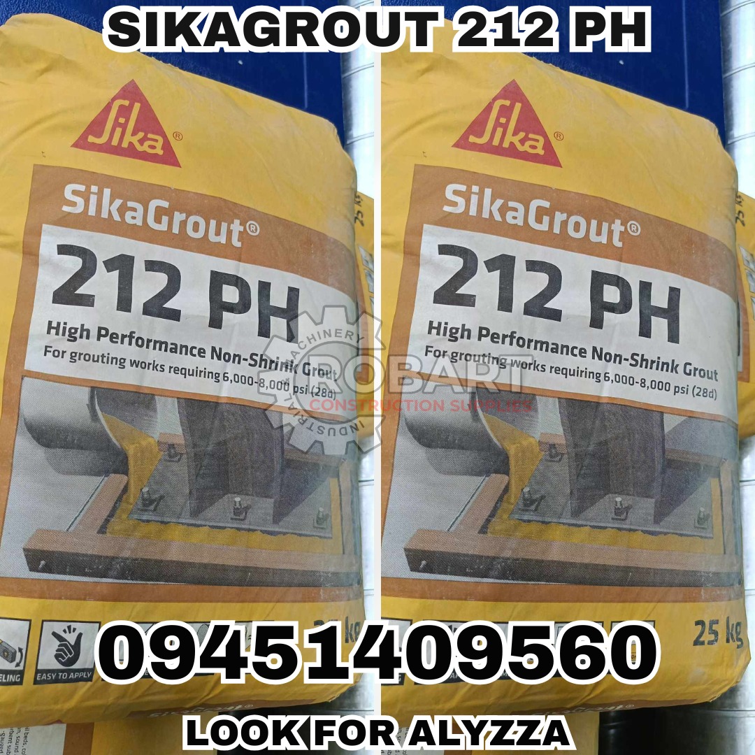 sikagrout 212 ph 25kg, Commercial & Industrial, Construction Tools & Equipment on Carousell