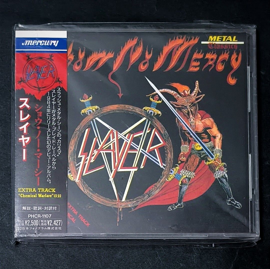 Slayer - Show No Mercy (CD, Japan PHCR-1107, 1991), Hobbies & Toys, Music & Media, CDs & DVDs on ...