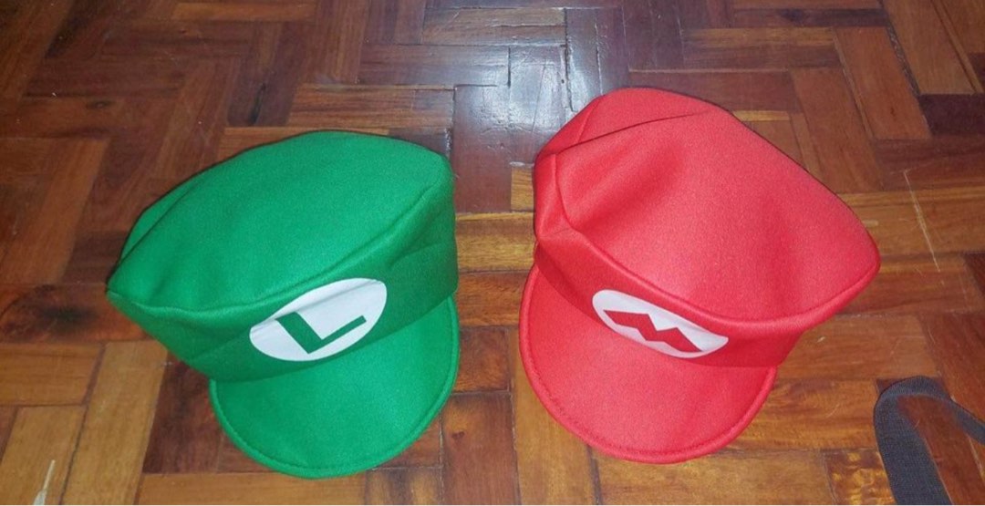 Super mario and luigi hat, Men's Fashion, Watches & Accessories, Caps ...