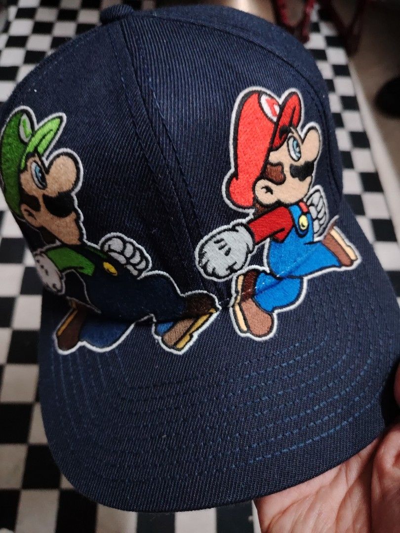 Super Mario Bros cap, Men's Fashion, Watches & Accessories, Cap & Hats ...