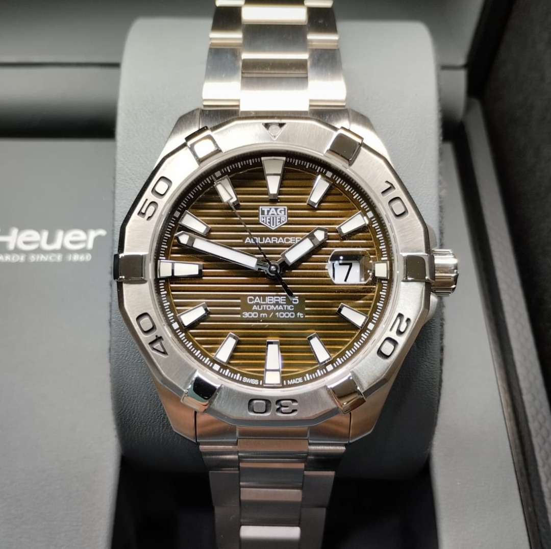 TAG Heuer Aquaracer Auto 43mm Steel WAY2018.BA0927, Luxury, Watches on ...