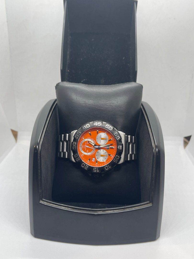 Tag Heuer Formula 1 Orange Dial, Men's Fashion, Watches & Accessories ...