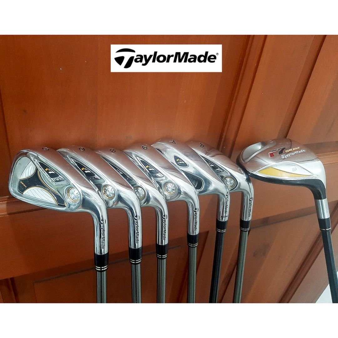 TAYLORMADE R7 7-piece Set (5, 6, 8, 9 irons, A-wedge, P-wedge, 3 Wood ...
