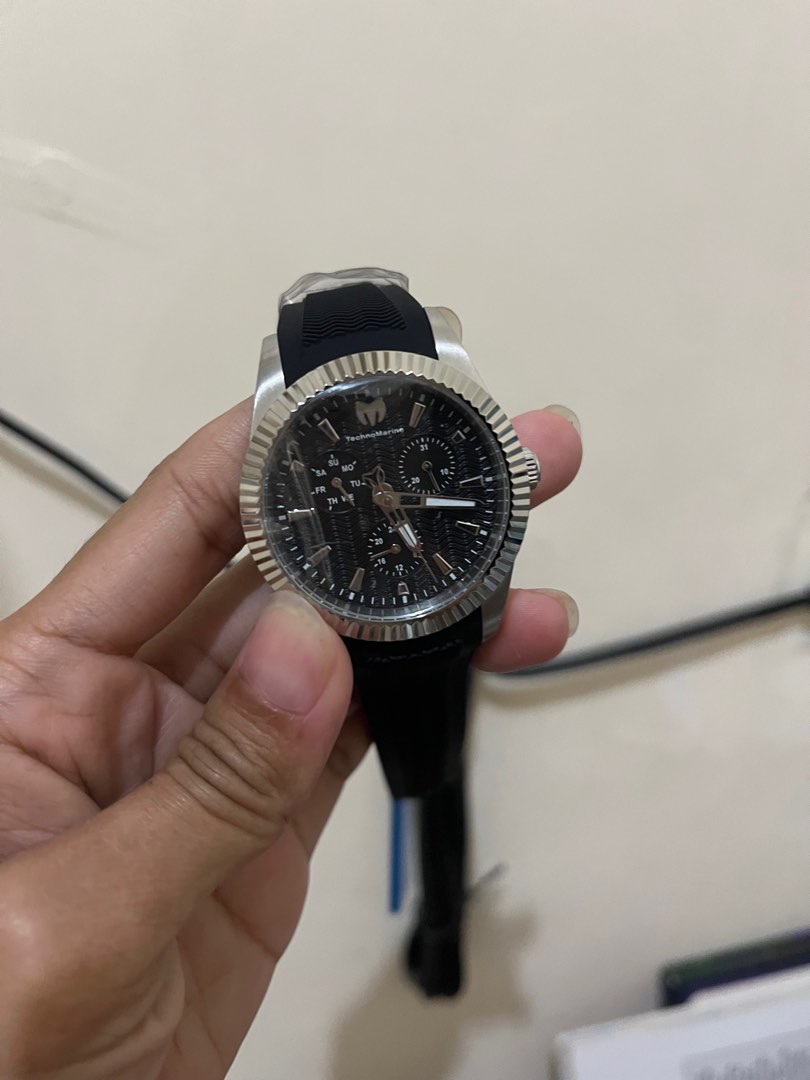 Techno Marine Auth Watch, Men's Fashion, Watches & Accessories, Watches ...