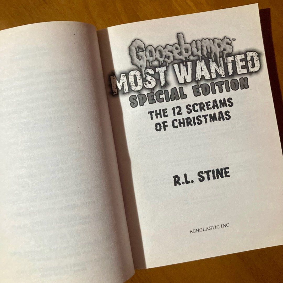 The 12 Screams of Christmas by R. L. Stine (Goosebumps Most Wanted ...