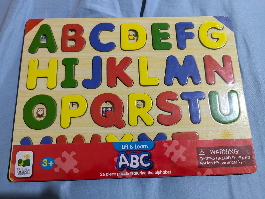 The Learning Journey: Lift & Learn ABC Puzzle - Alphabet Puzzles for Toddlers - Preschool Games ...