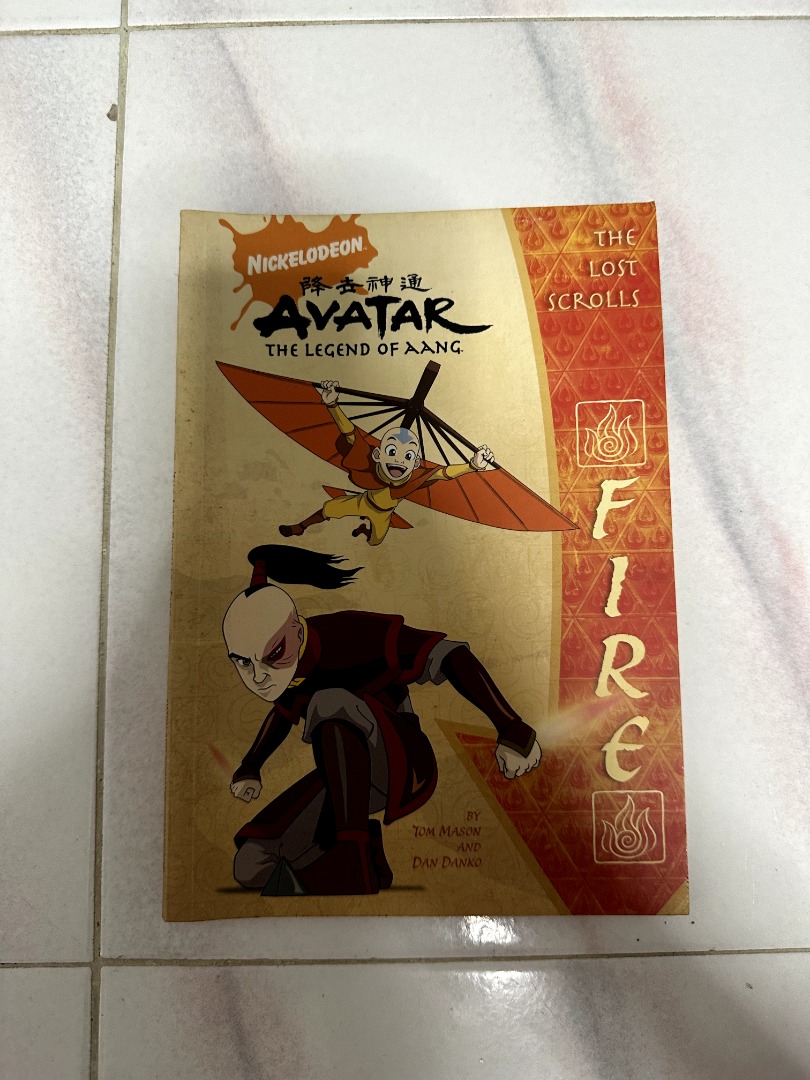 The Lost Scrolls: Fire (Avatar: The Legend of Aang), Hobbies & Toys ...