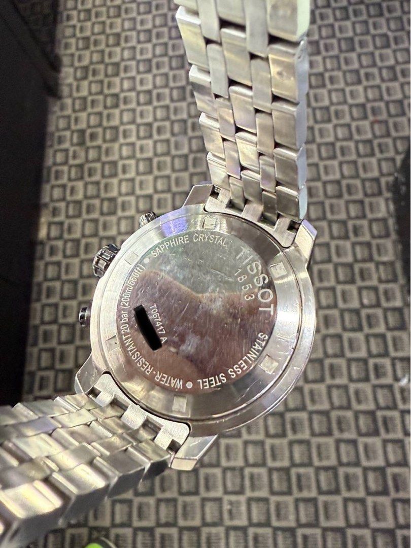 TISSOT PRS200 SWISS MADE CHRONOGRAPH T067417, Men's Fashion, Watches ...
