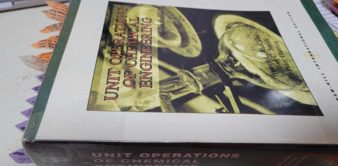 Unit Operations of Chemical Engineering 7th Ed by McCabe, Smith ...