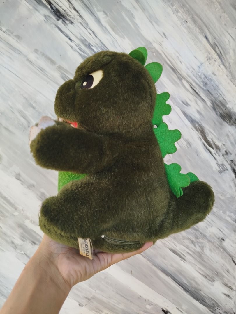 Vintage 1991 10-Inch Fuzzy Chibi Godzilla Retro Japan Plush Toy (Takara ...