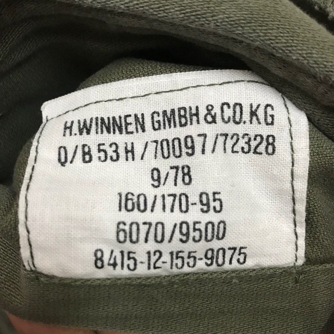 VINTAGE GERMANY ARMY JACKET, Women's Fashion, Coats, Jackets and ...