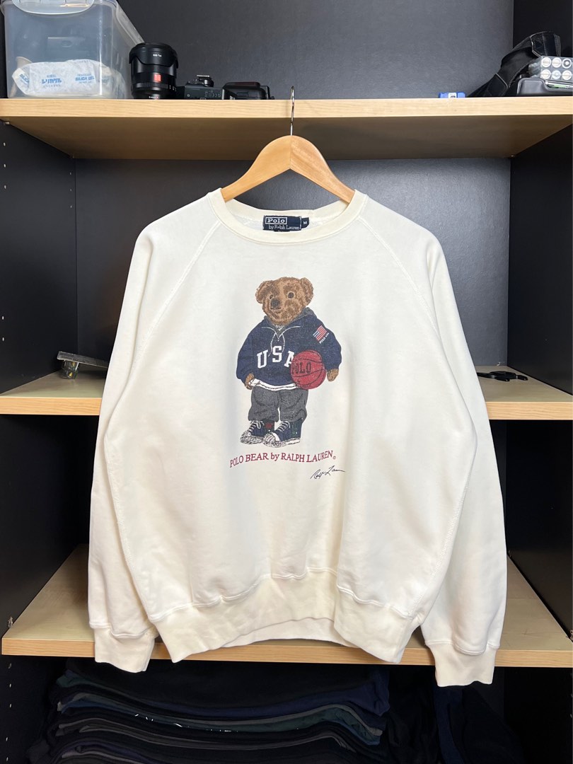 VTG Polo Bear Raplh Lauren, Men's Fashion, Tops & Sets, Hoodies on ...